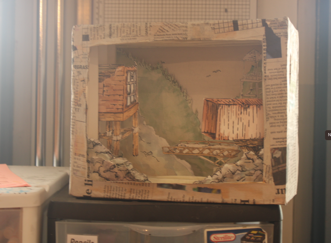 Advanced Art Honors Explores Creativity in Tunnel Book – The Claw